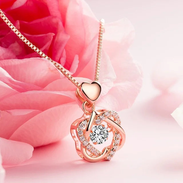 Elegant Pulse Heart Necklace – Kiona Kendrick